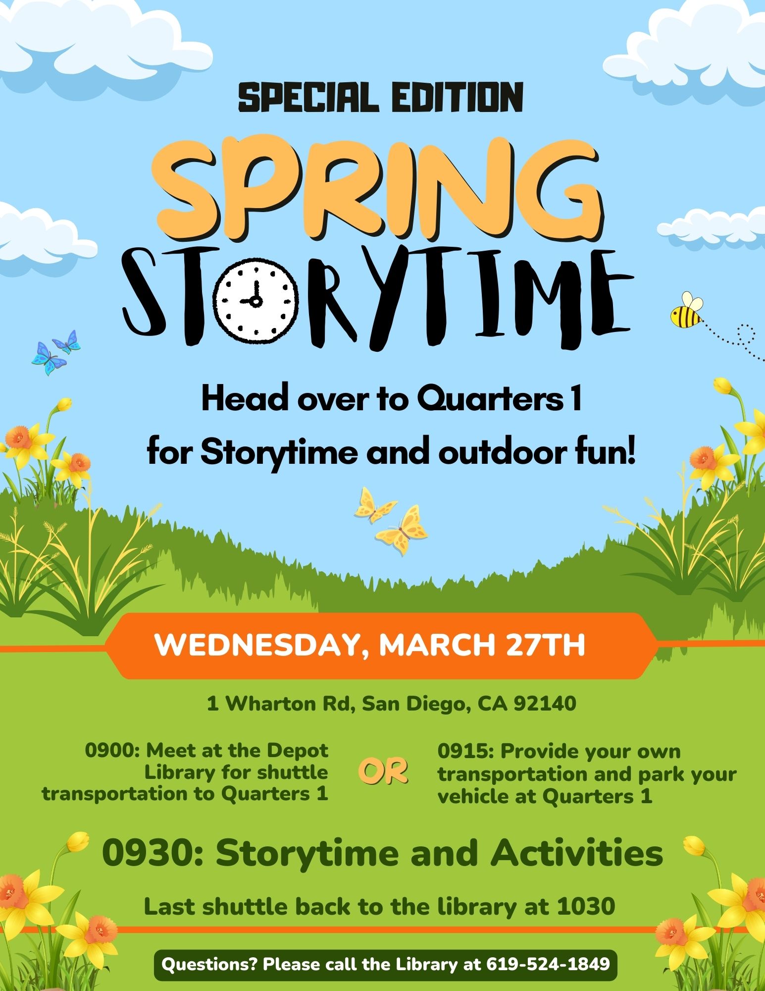 MCCS Special Edition - Spring Storytime