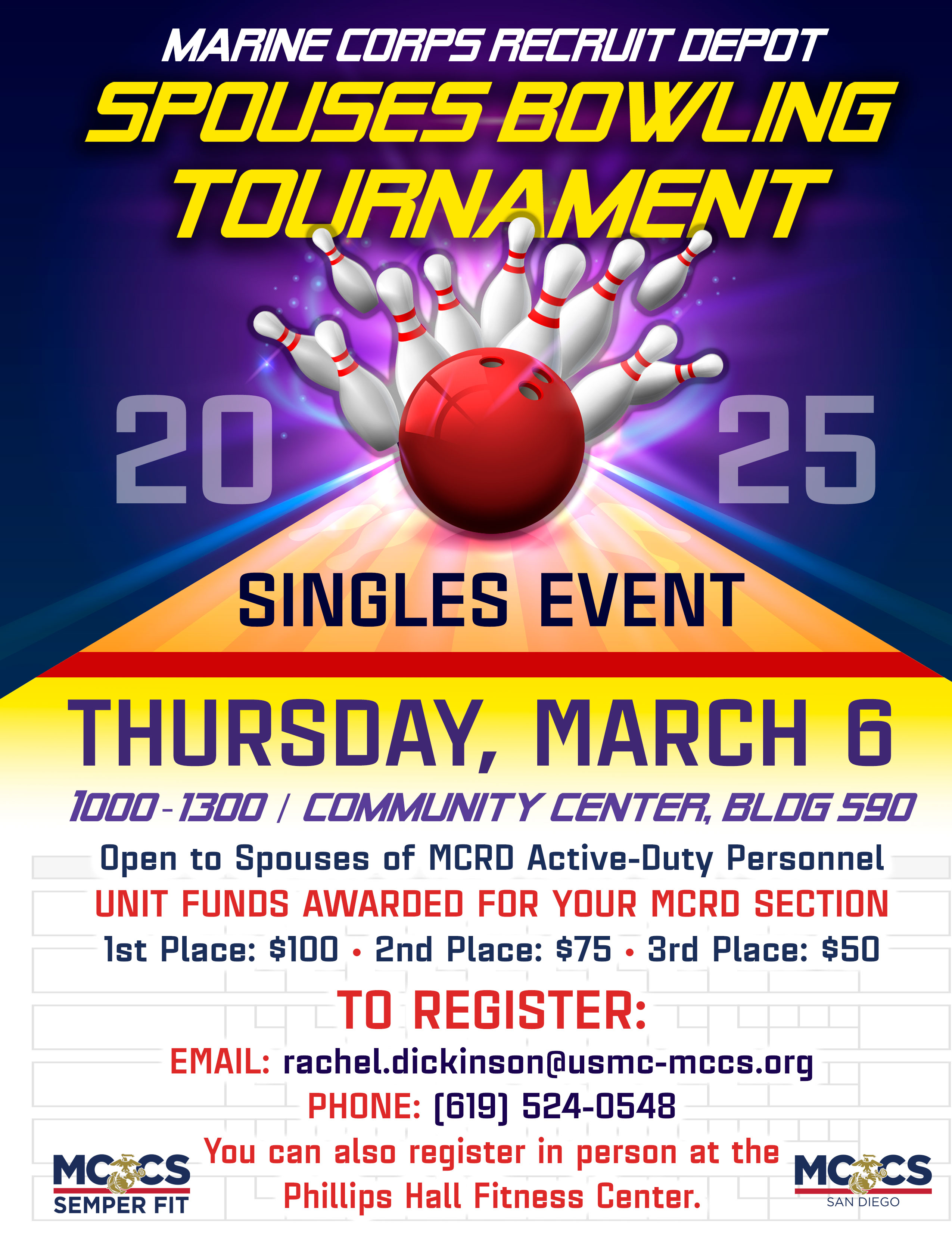 MCCS Spouses Bowling Tournament