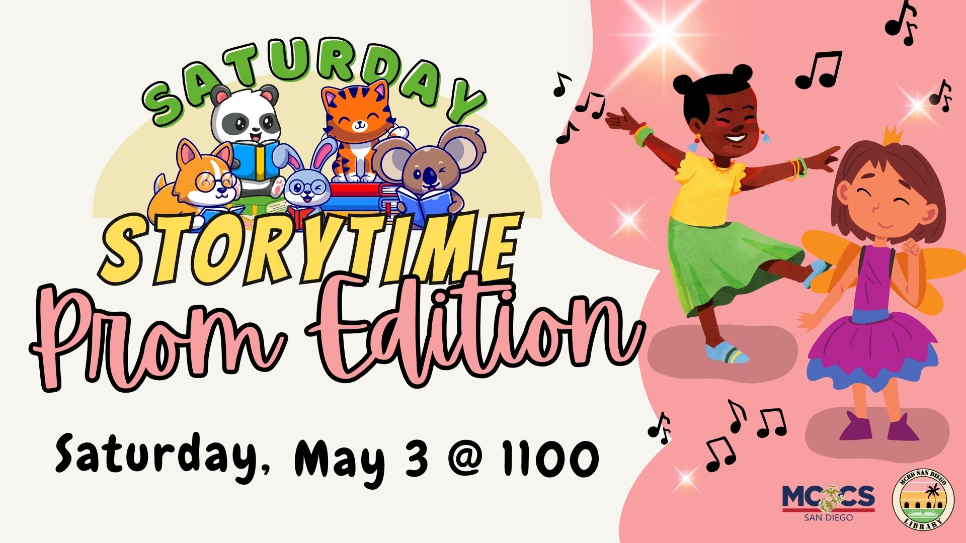 MCCS Saturday Storytime: Prom Edition